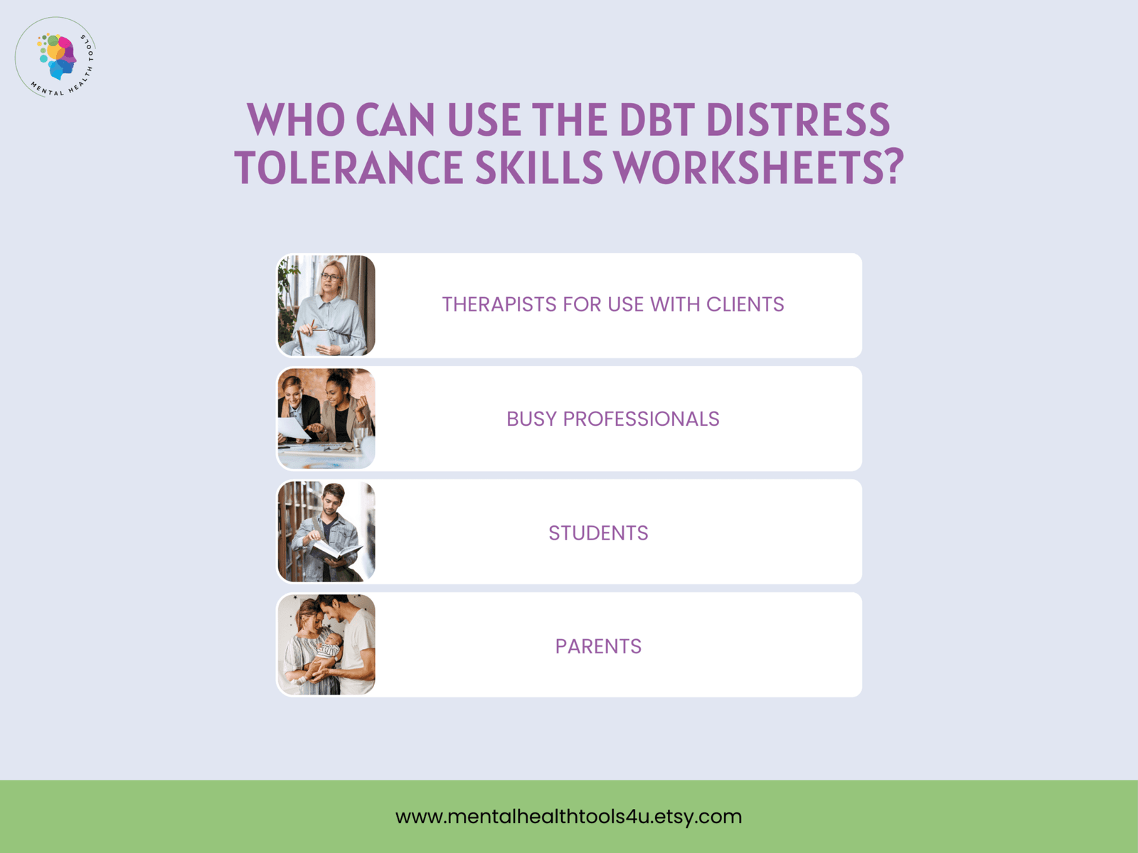 DBT Distress Tolerance Handouts Crisis Survival Skills | Suzette Bray, LMFT
