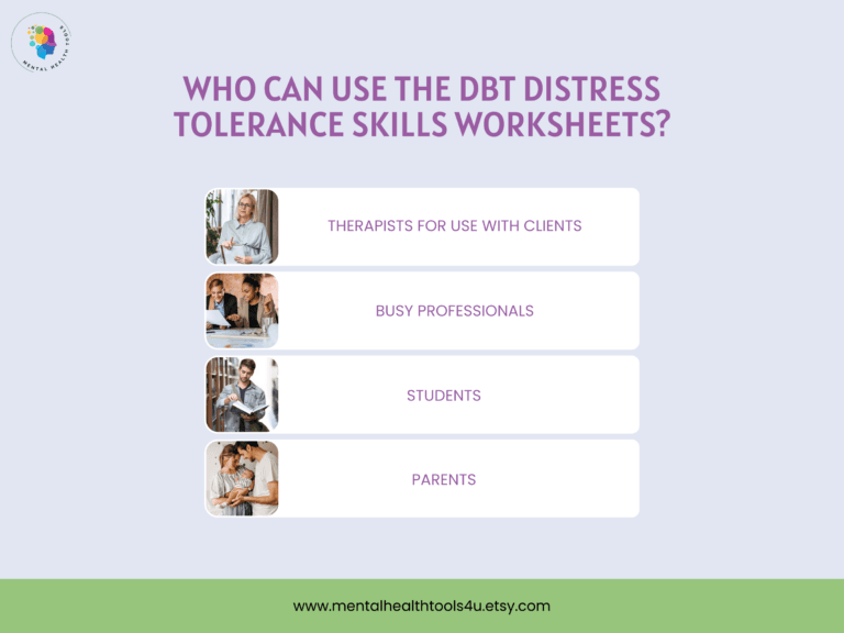 DBT Distress Tolerance Handouts Crisis Survival Skills | Suzette Bray, LMFT