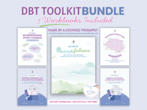 DBT Skills Toolkit Bundle: Mindfulness |Radical Acceptance |Distress ...