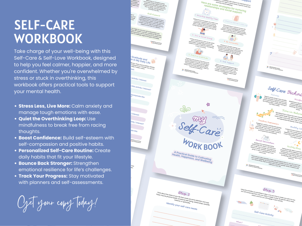 Self-Care Workbook for Mental Health | Suzette Bray, LMFT