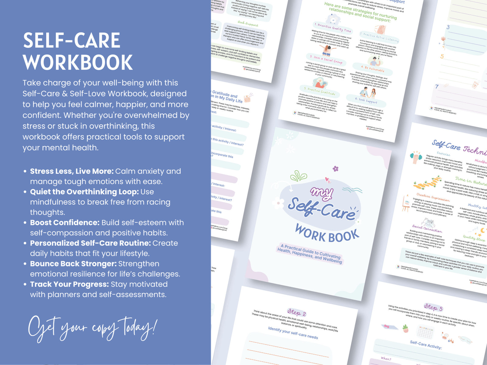 Self-Care Workbook for Mental Health – Suzette Bray, LMFT