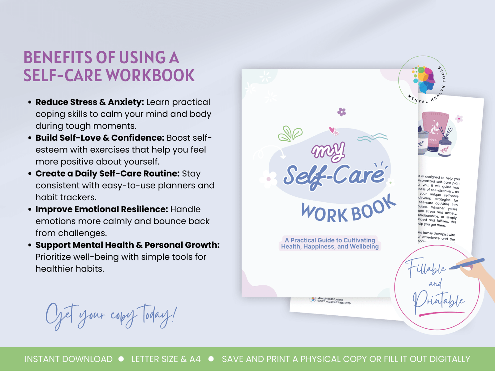Self-Care Workbook for Mental Health – Suzette Bray, LMFT